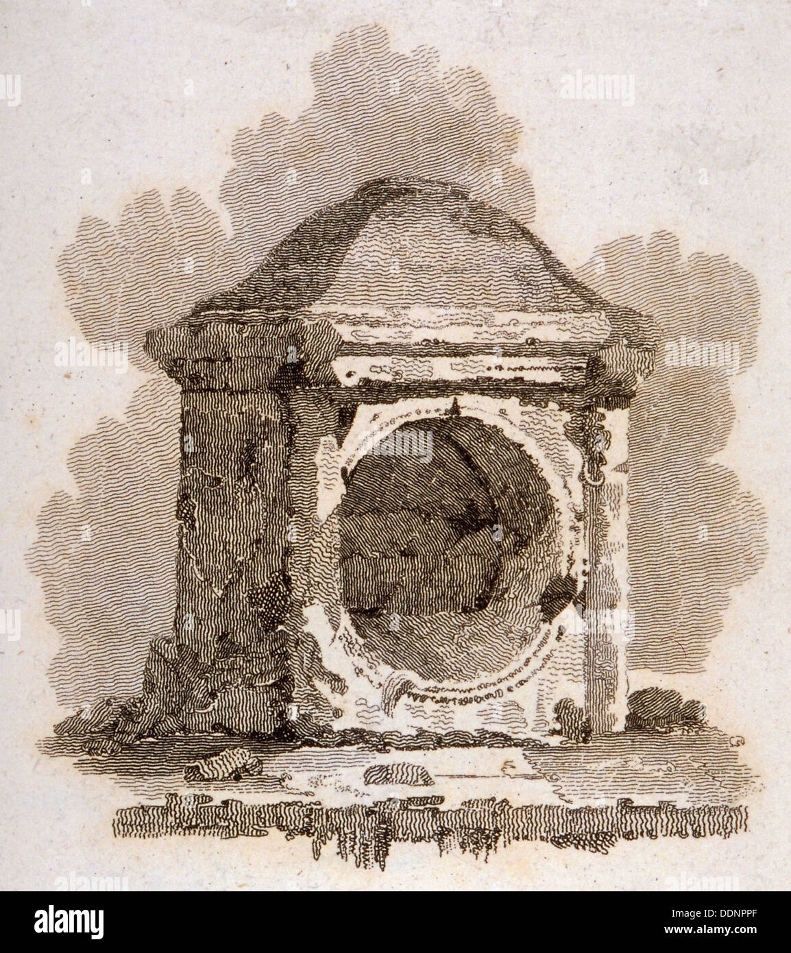The London Stone, Cannon Street, City of London, 1806. Artist: William ...
