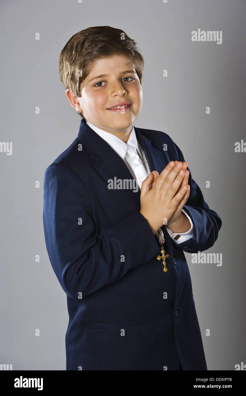 First communion boy hi-res stock photography and images - Alamy