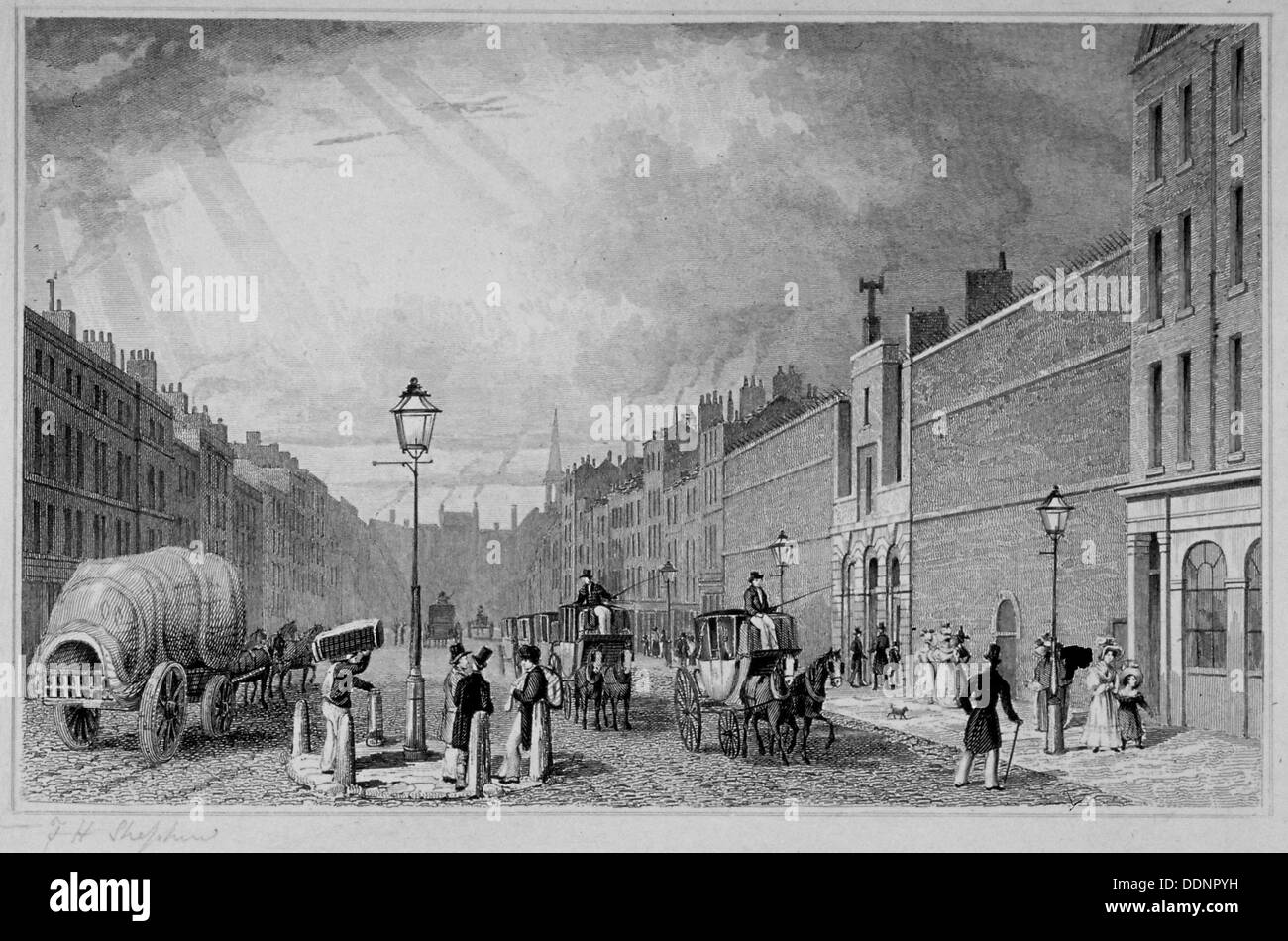 Fleet Prison, City of London, 1829. Artist: J Henshall Stock Photo - Alamy