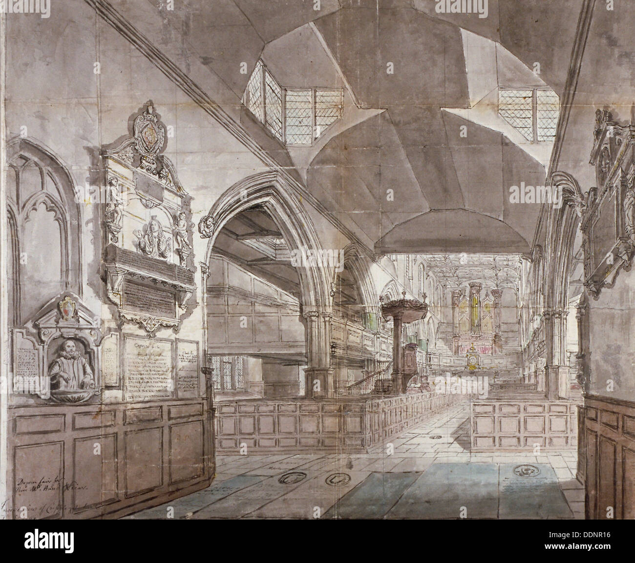 St giles cripplegate 18th century hi-res stock photography and images ...