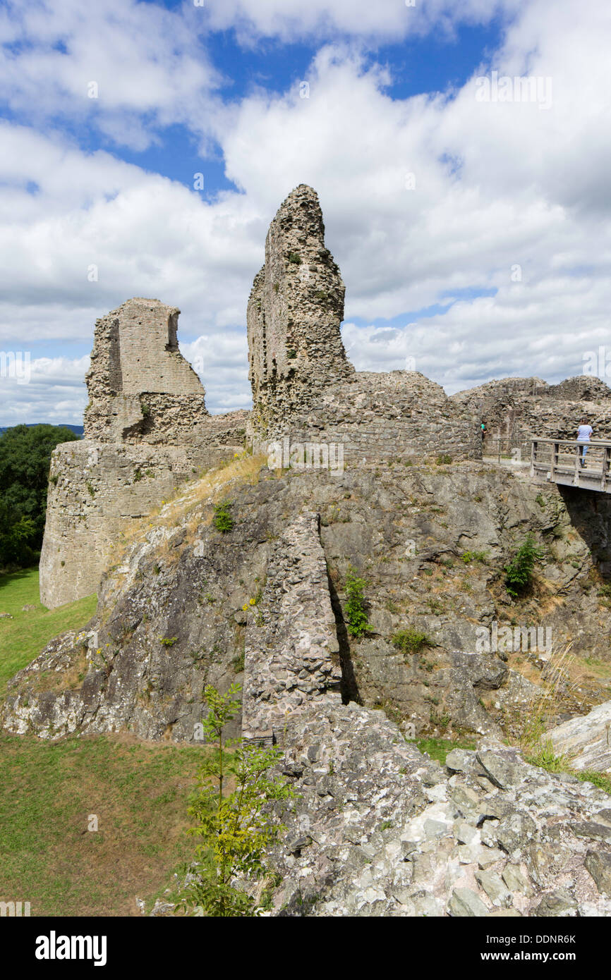 Montgomery Castle, Powys, Wales, UK Stock Photo - Alamy