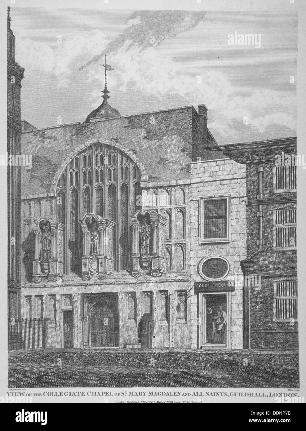 View of the Guildhall Chapel, giving its original dedication, City of ...
