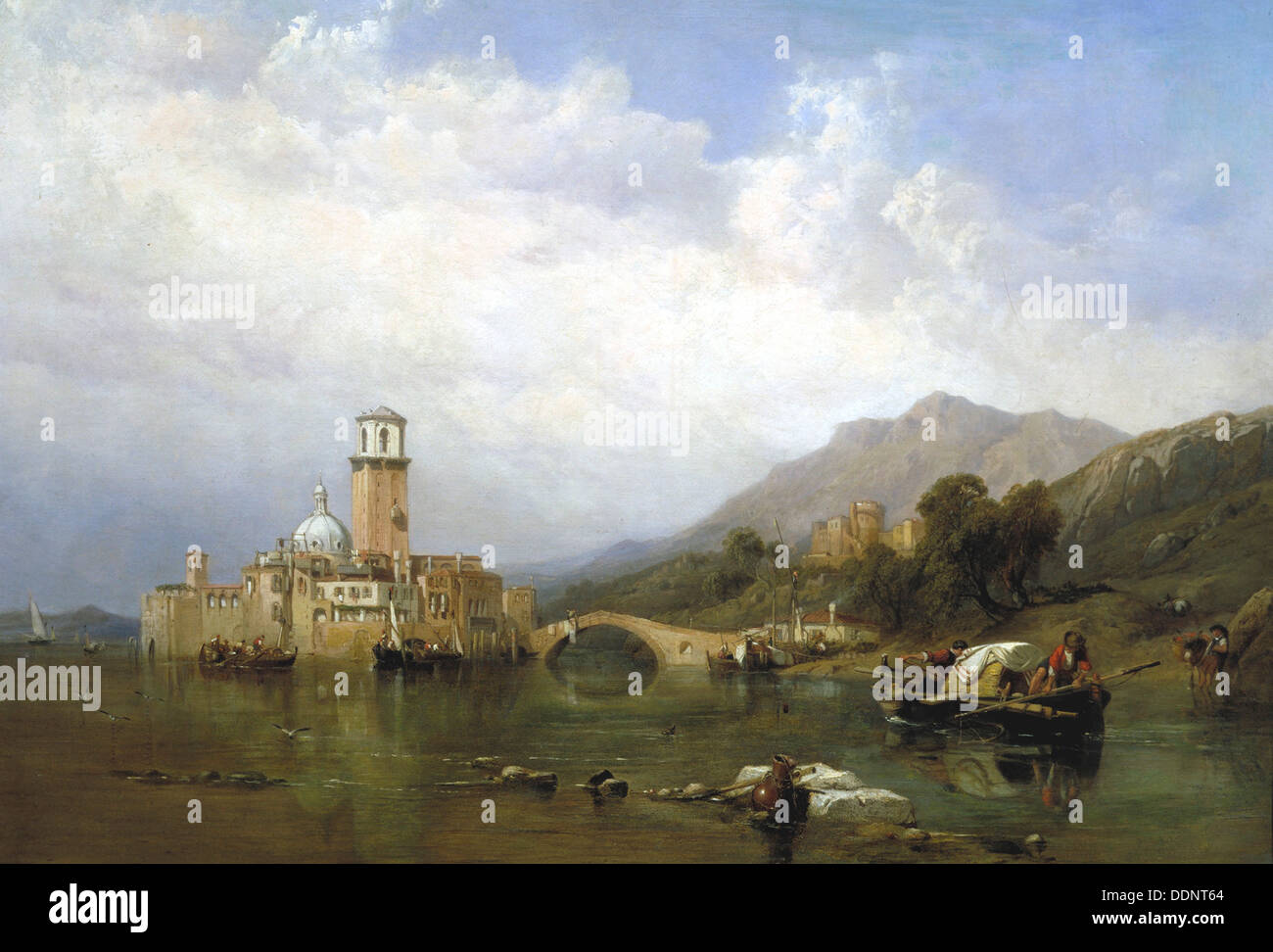 'In the Gulf of Venice', 1848. Artist: Clarkson Stanfield Stock Photo ...