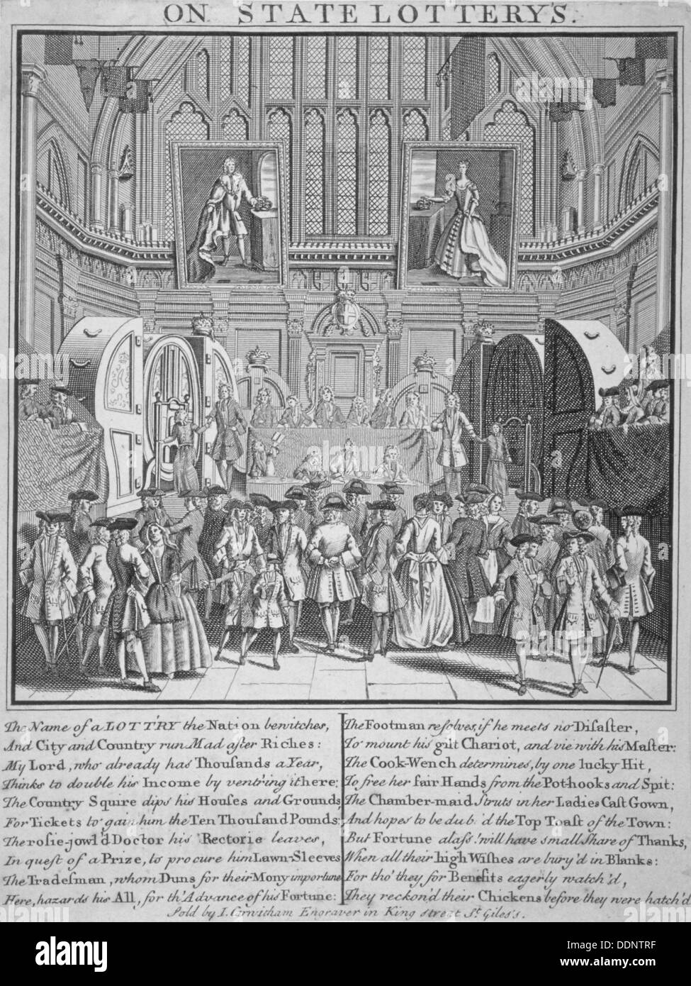 Lottery 18th century hi-res stock photography and images - Alamy