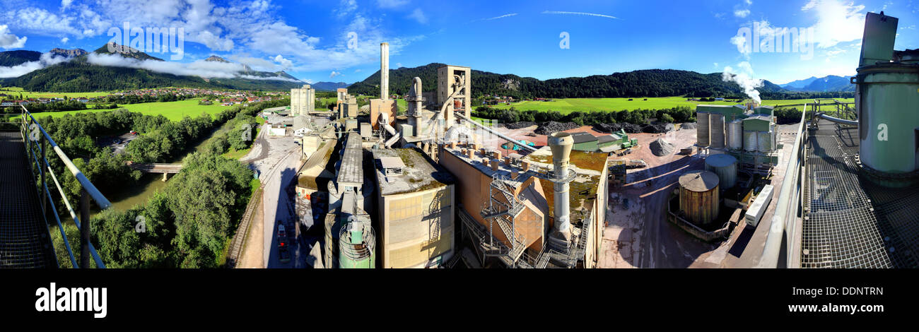 Cement factory, Vils, Austria, Europe Stock Photo - Alamy