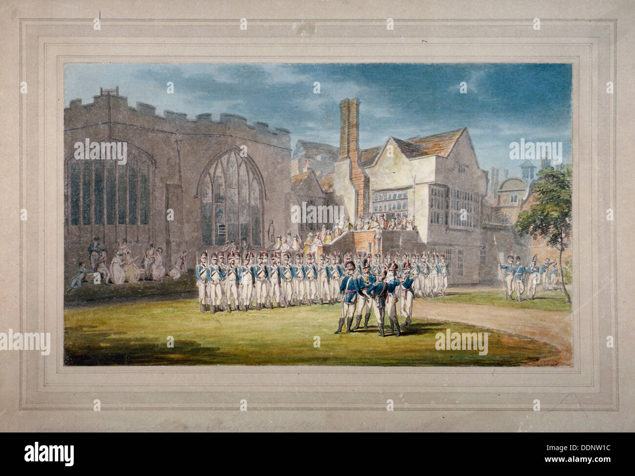 Leathersellers' Hall, and the Church of St Helen, Bishopsgate, City of ...