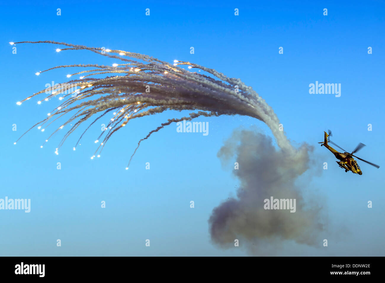 Israeli Air force (IAF) Boeing Apache AH-64A (Peten) Helicopter in ...