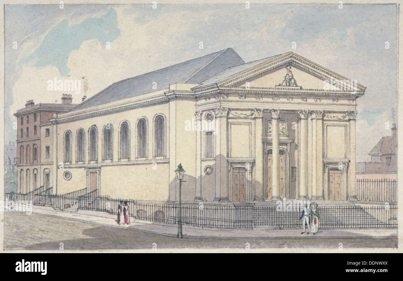 St Mary's Roman Catholic Church, Moorfields, City of London, 1837 ...