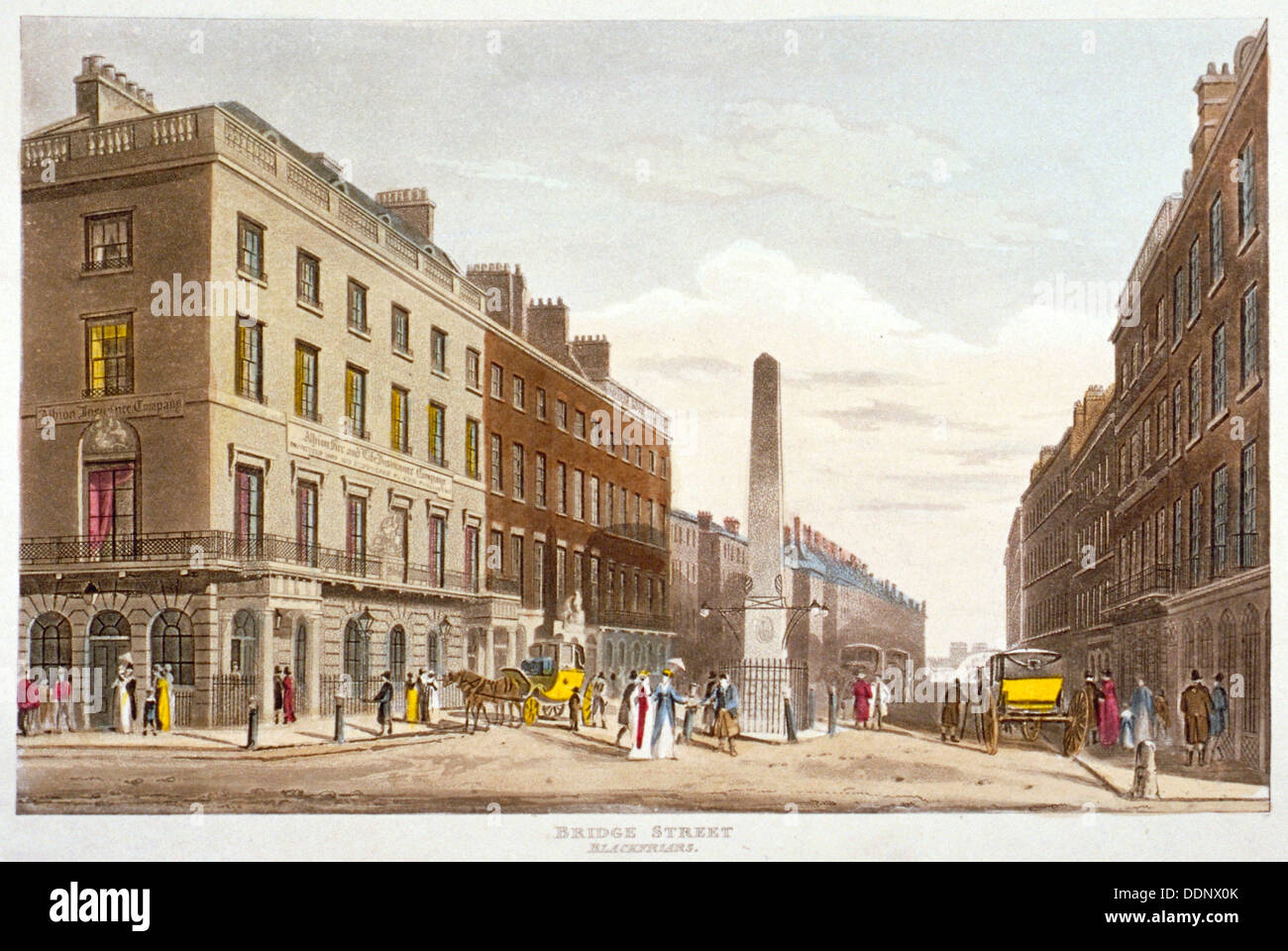 New Bridge Street, City of London, 1812. Artist: Anon Stock Photo - Alamy