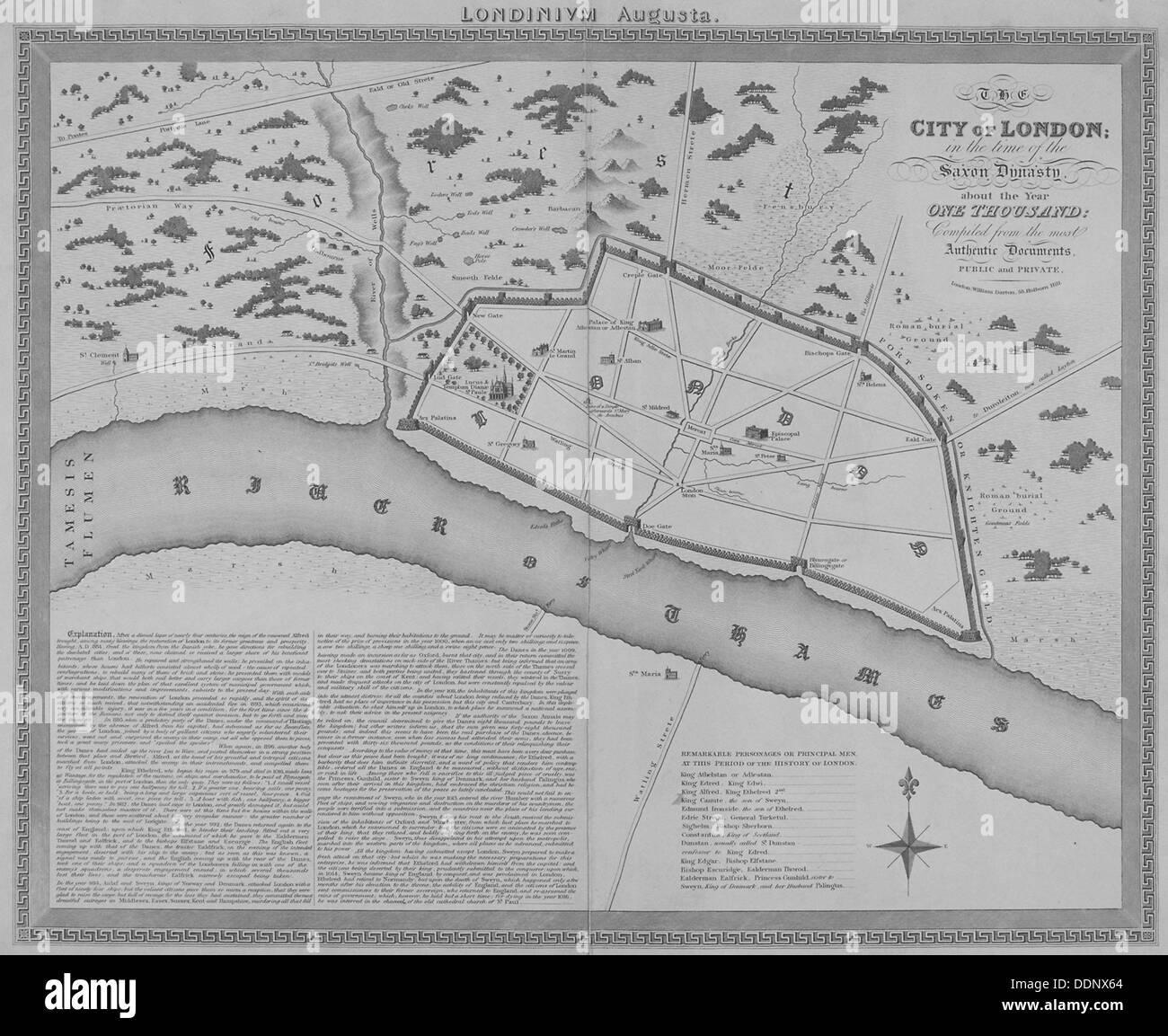 Saxon britain map hi-res stock photography and images - Alamy