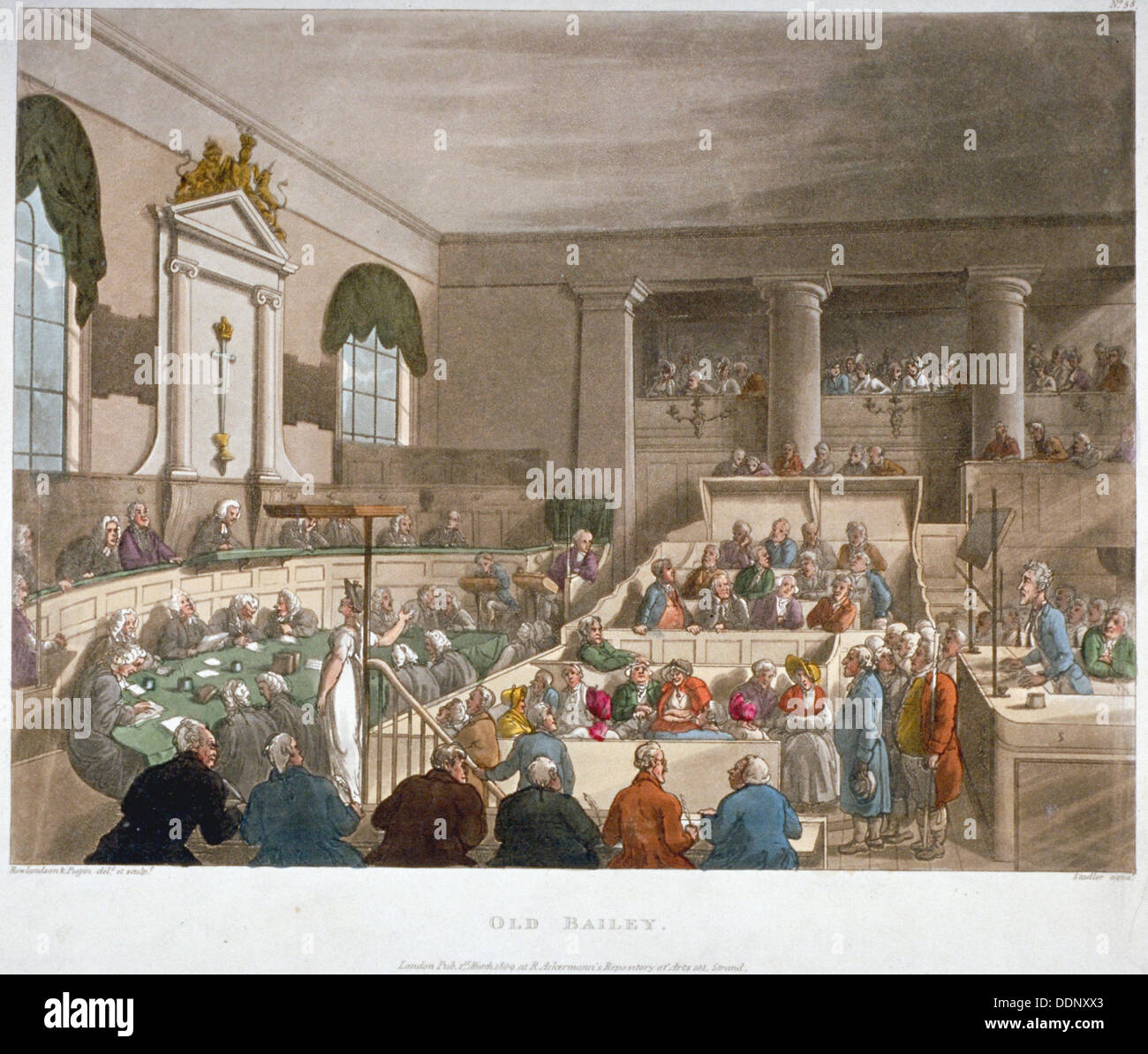 Old bailey interior hi-res stock photography and images - Alamy