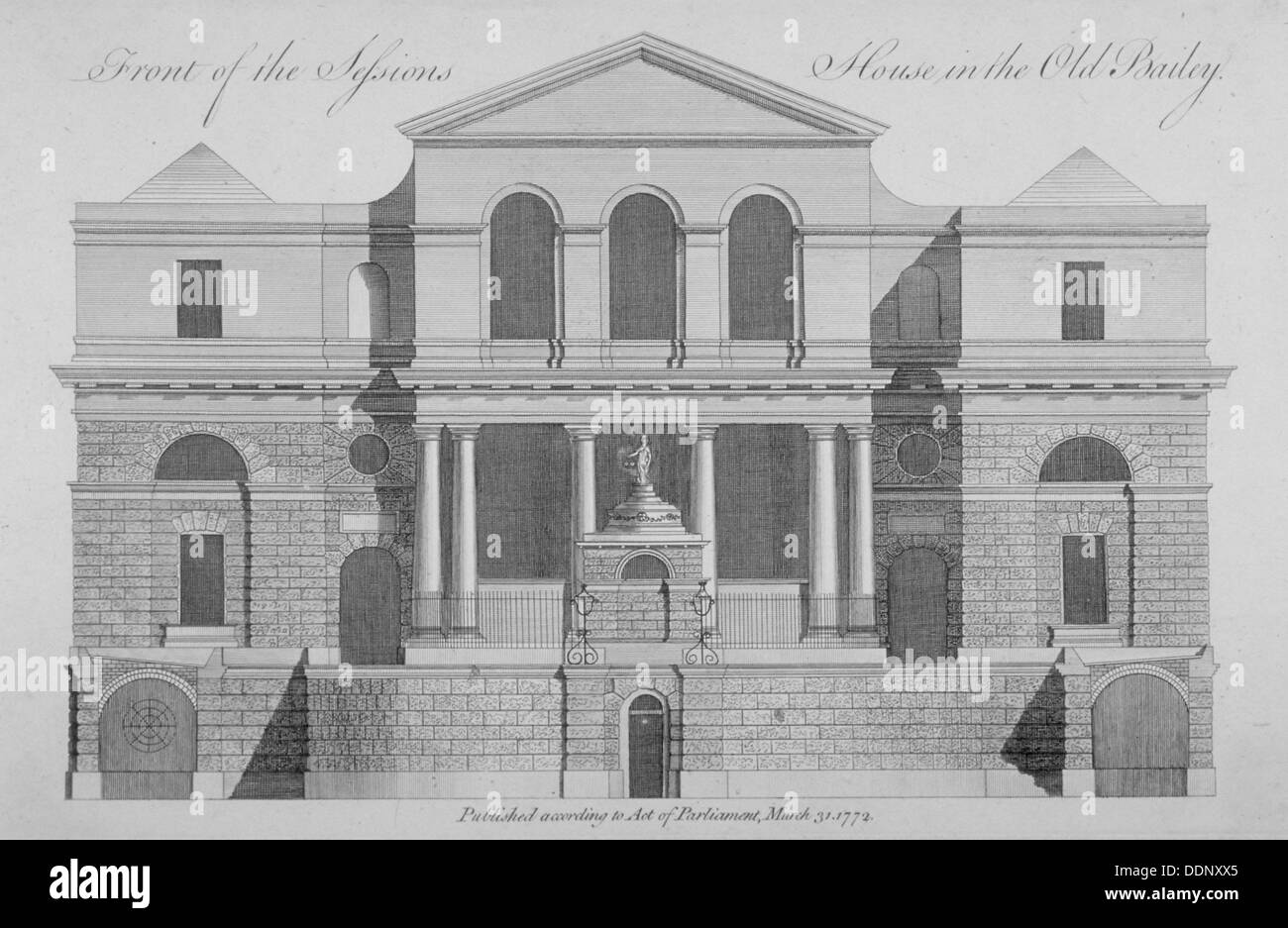 The old sessions house Black and White Stock Photos & Images - Alamy