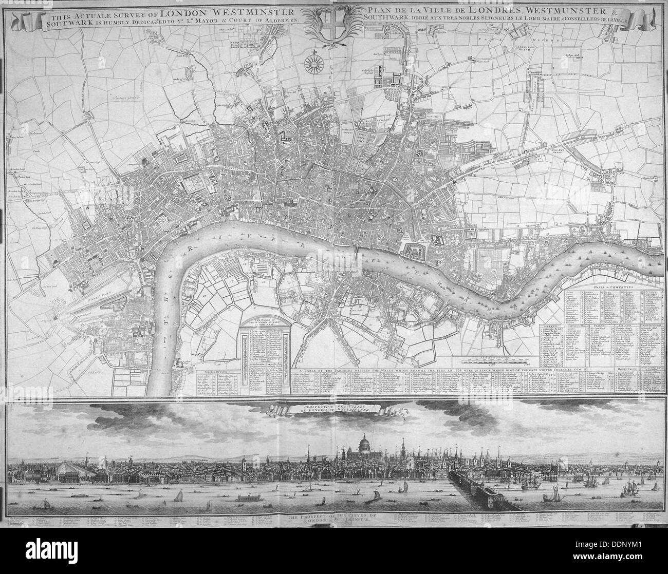 Map of westminster 18th century hi-res stock photography and images - Alamy