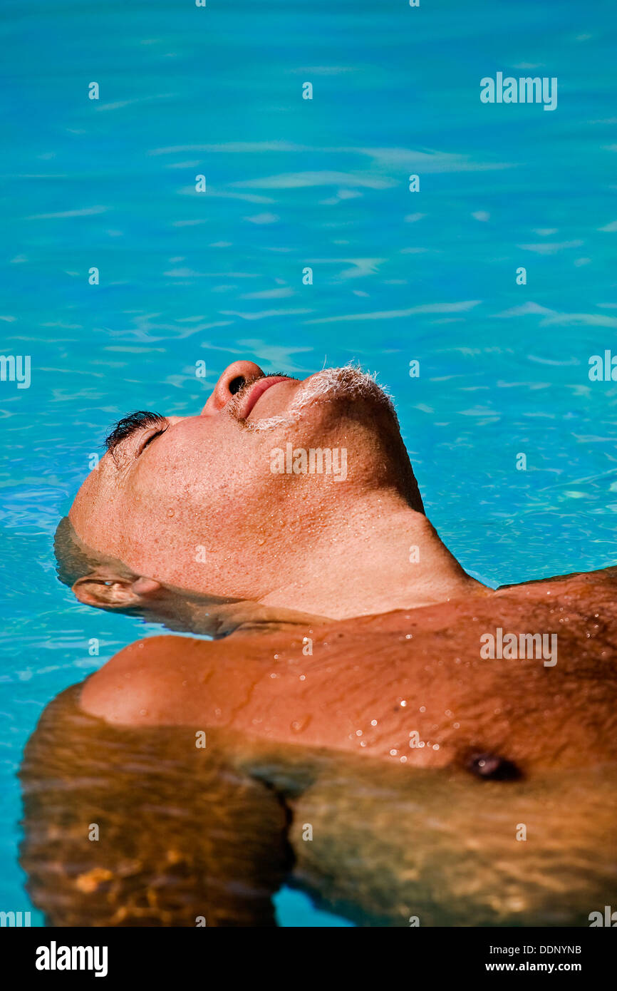 Senior citizen swimming Stock Photo - Alamy