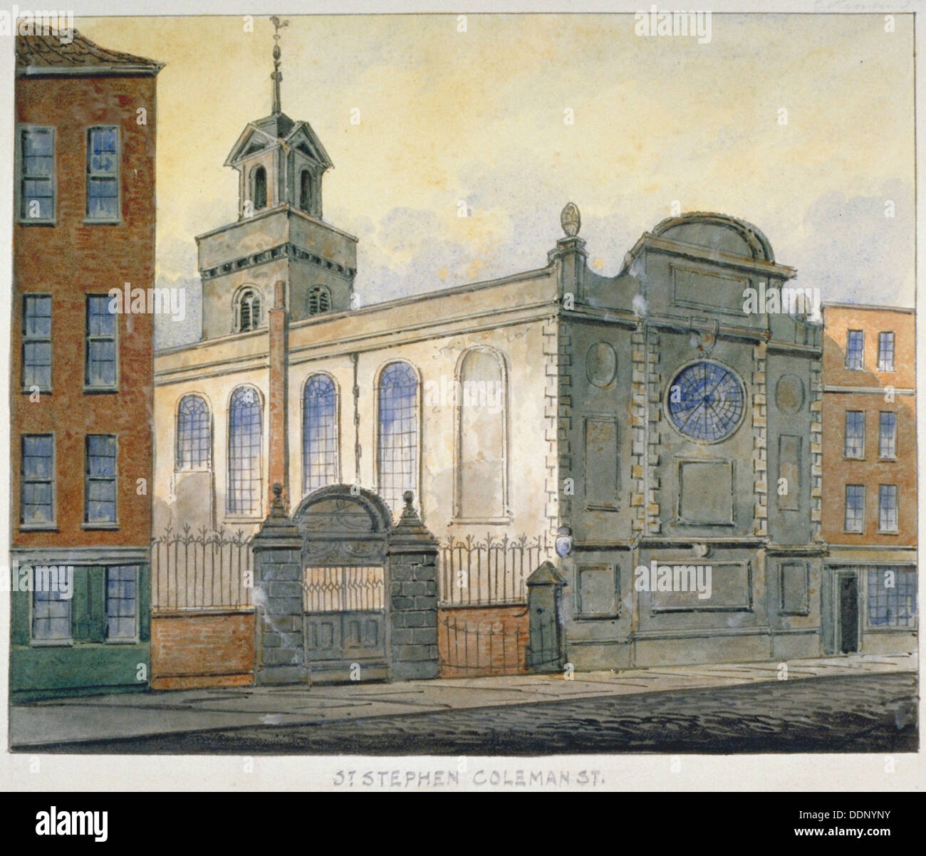 South-east view of the Church of St Stephen, Coleman Street, City of ...