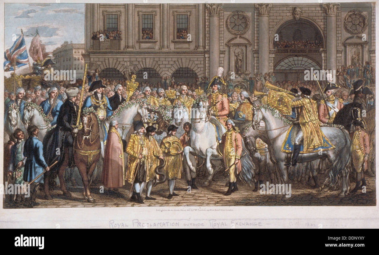 Royal proclamation hi-res stock photography and images - Alamy