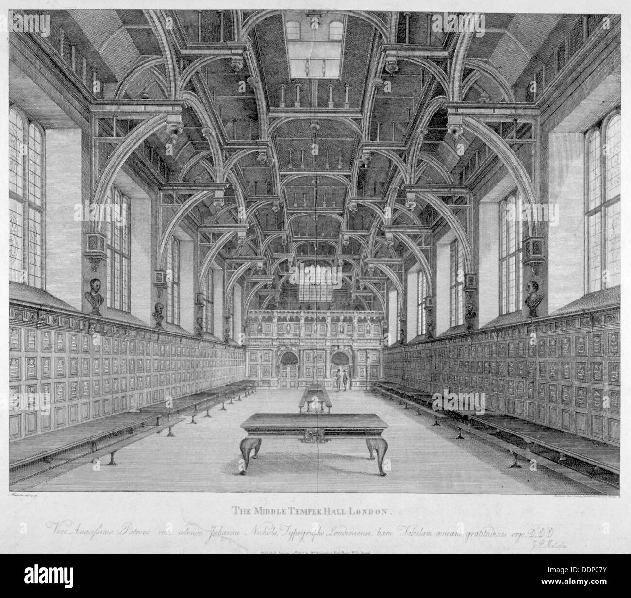 Interior view middle temple hall hi-res stock photography and images ...