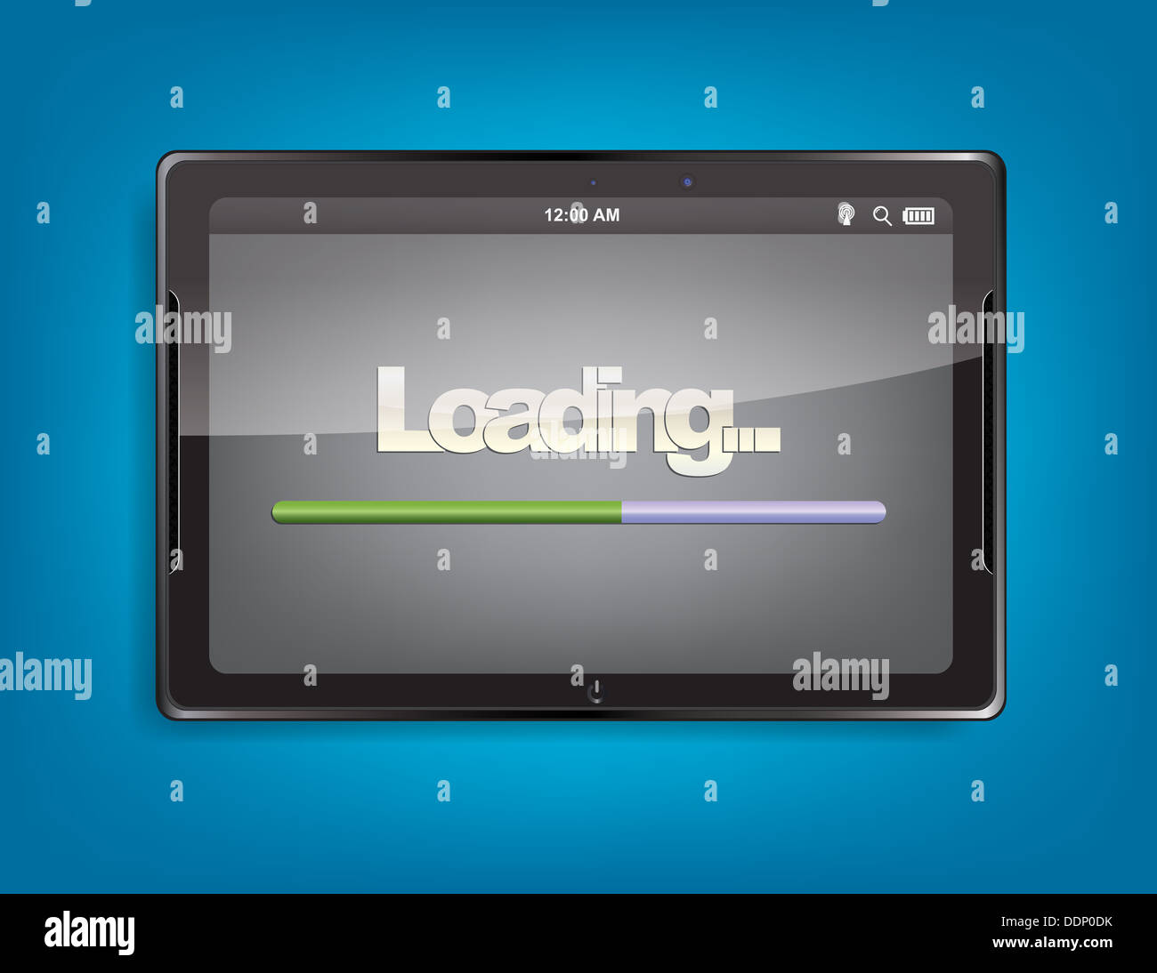 Loading bar on black screen hi-res stock photography and images - Alamy