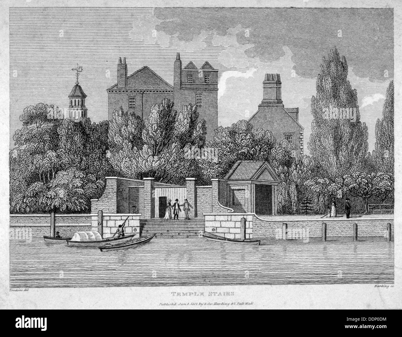 Thames at temple stairs hi-res stock photography and images - Alamy