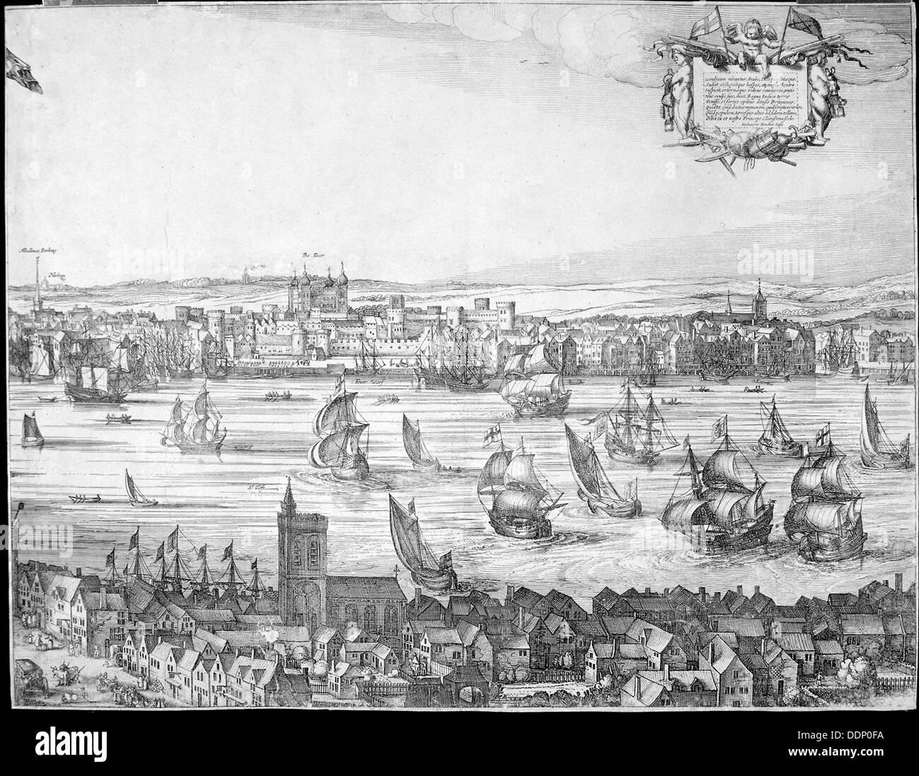 Visscher panorama london hi-res stock photography and images - Alamy