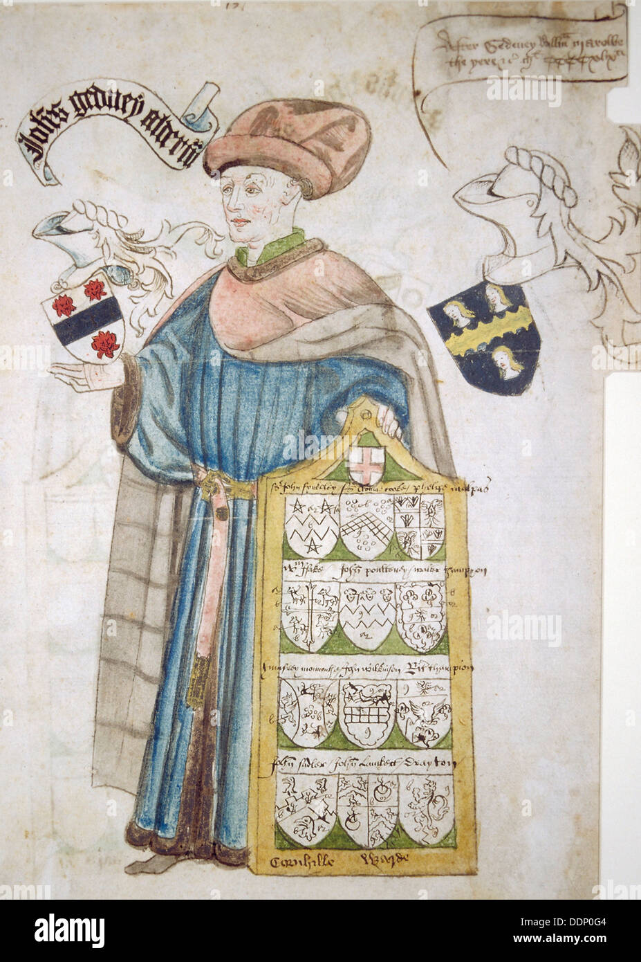 John Gedney, Lord Mayor of London 1427-1428 and 1447-1448, in ...