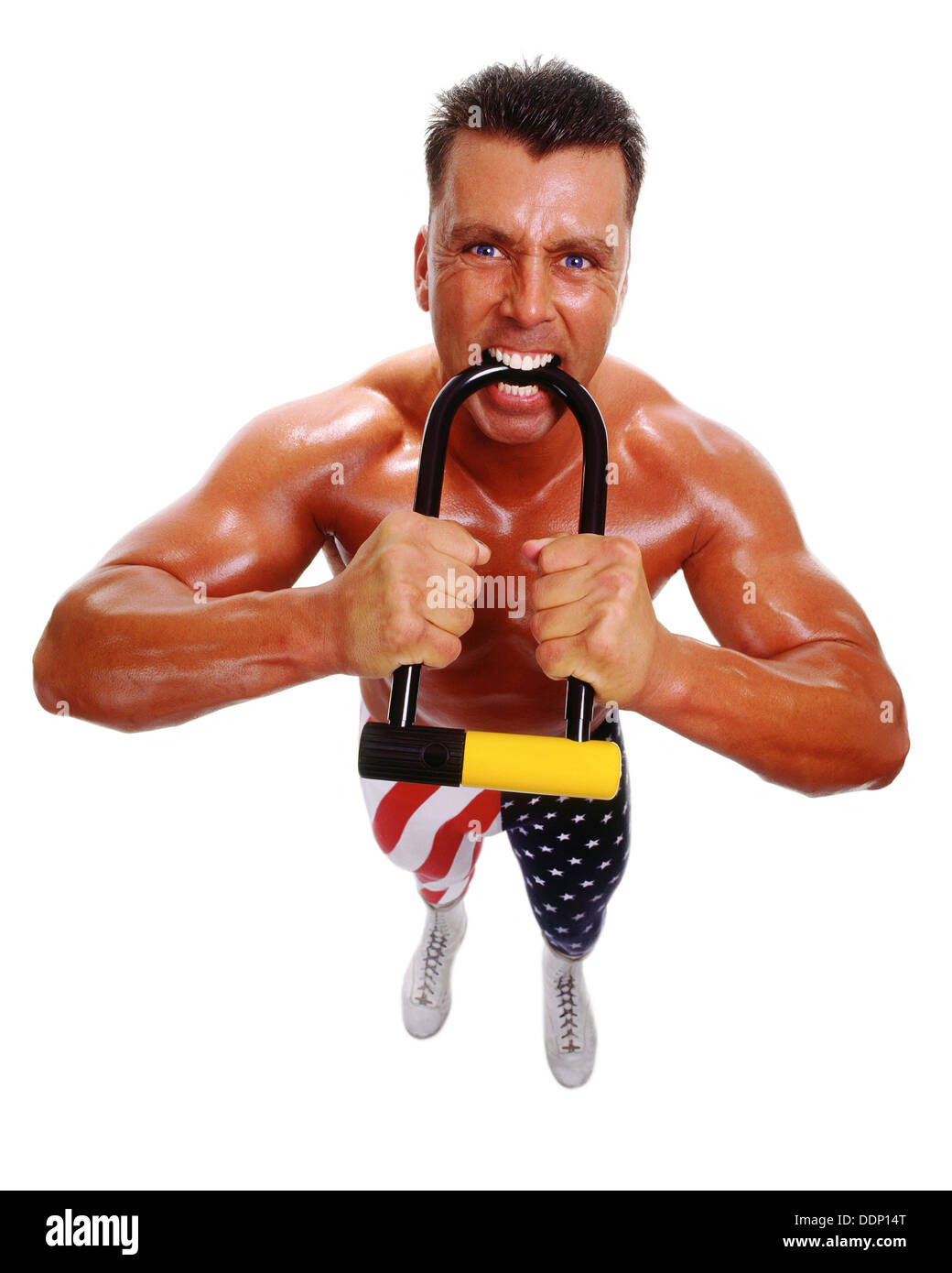 Strong man image Cut Out Stock Images & Pictures - Alamy