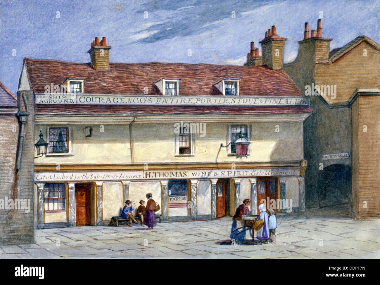 The Ship Aground public house, Wolseley Street, Bermondsey, London ...