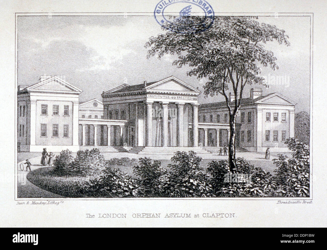 View of the London Orphan Asylum at Clapton, Hackney, London, c1835 ...