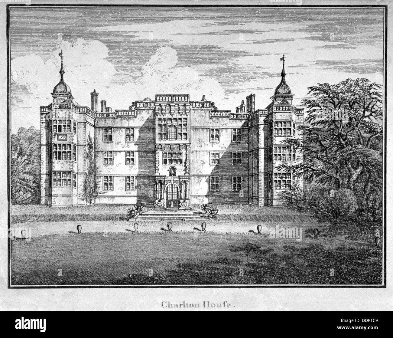 View of Charlton House, Charlton, Greenwich, London, 1796. Artist: Anon ...