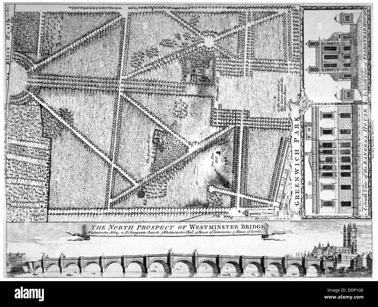 Map of greenwich hi-res stock photography and images - Alamy
