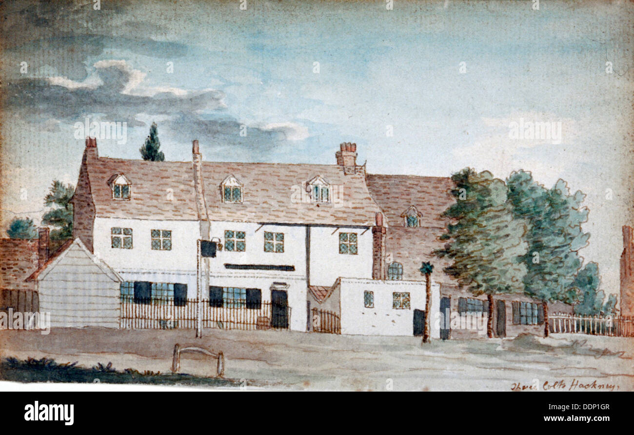 The Three Colts Inn, Hackney, London, c1795. Artist: Henry Vaughan ...