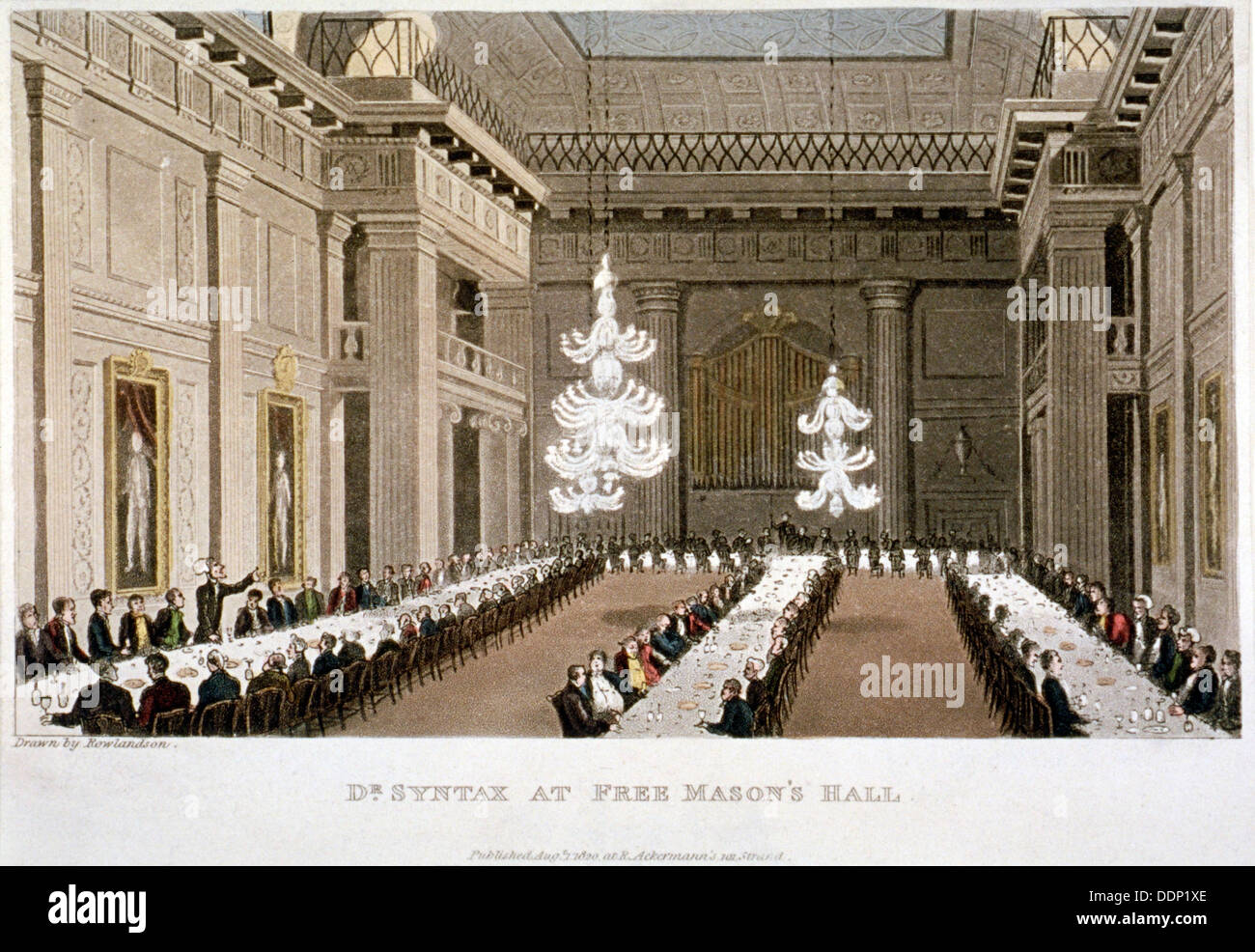 Freemasons' hall london interior hi-res stock photography and images ...