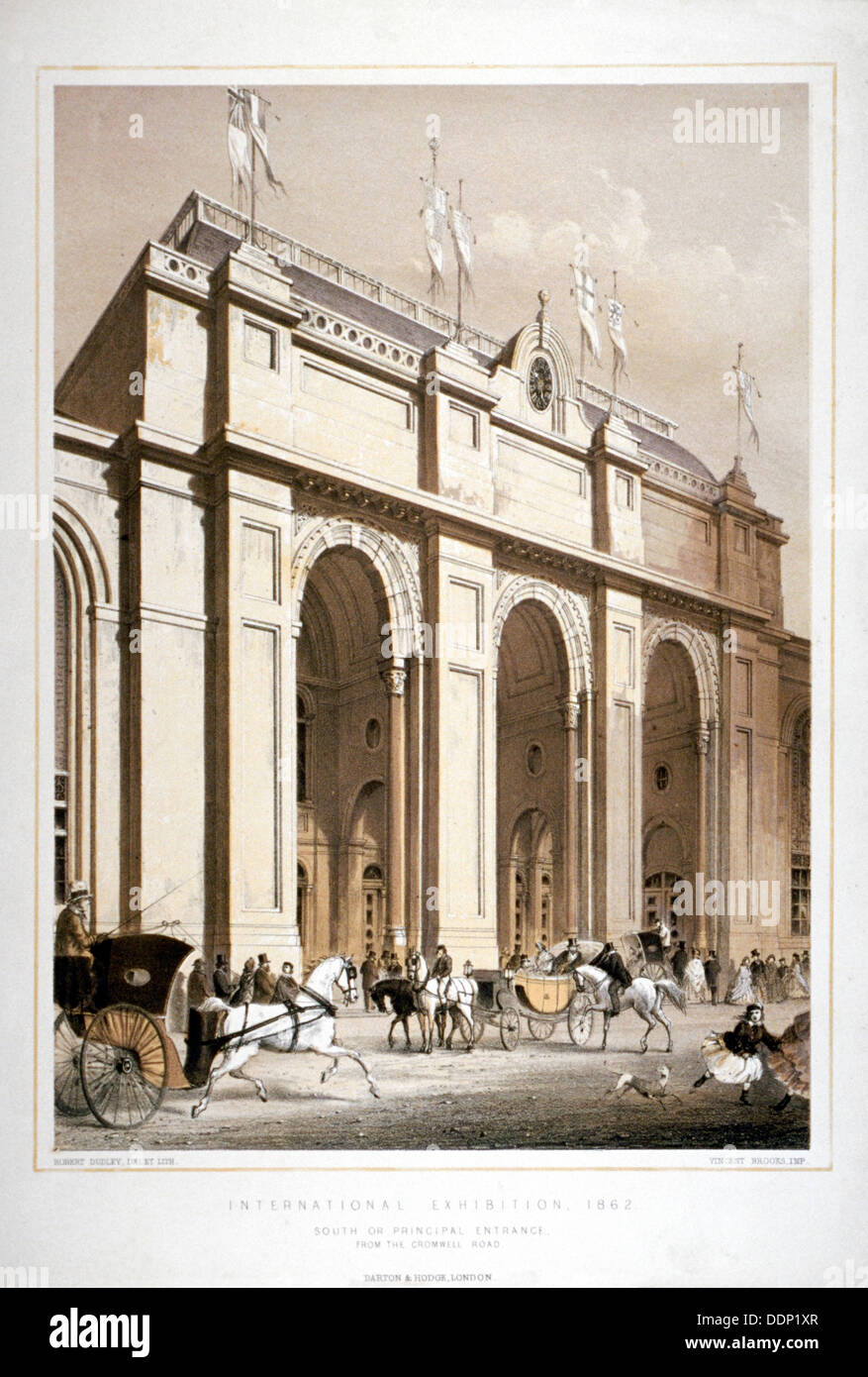 Site of the 1862 International Exhibition, Cromwell Road, Kensigton ...