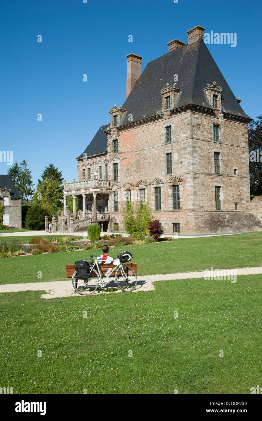 Chateau montgommery ducey normandy france hi-res stock photography and ...