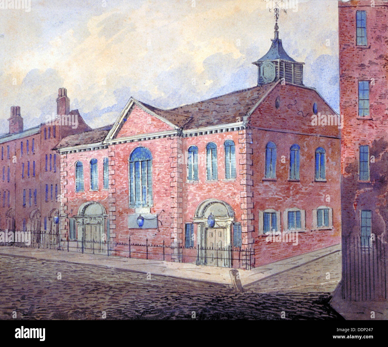 View of the Church of St George the Martyr, Queen Square, Holborn Stock ...