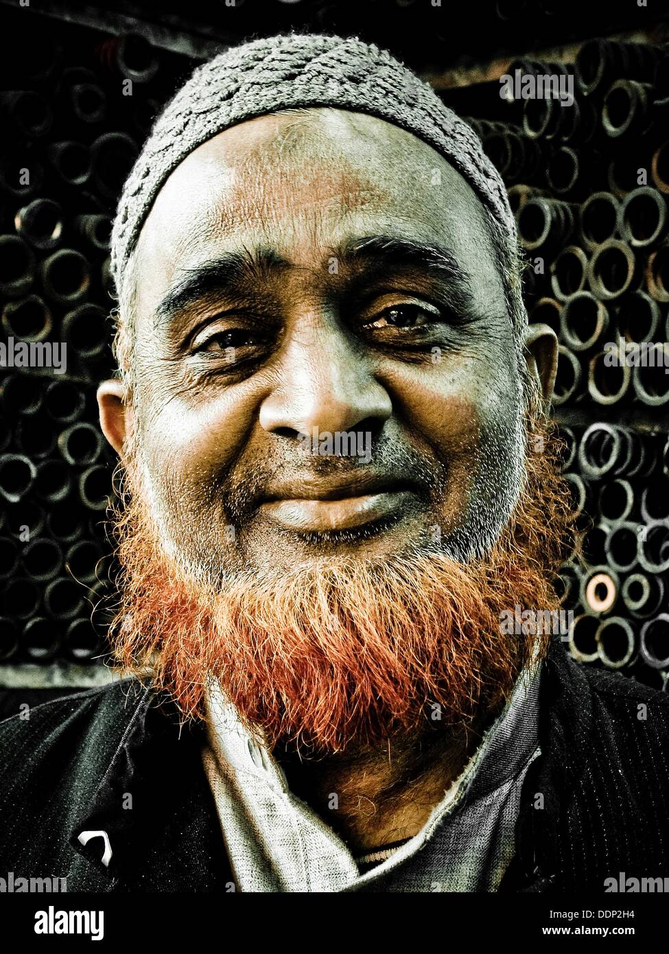 Portrait of man, India Stock Photo - Alamy