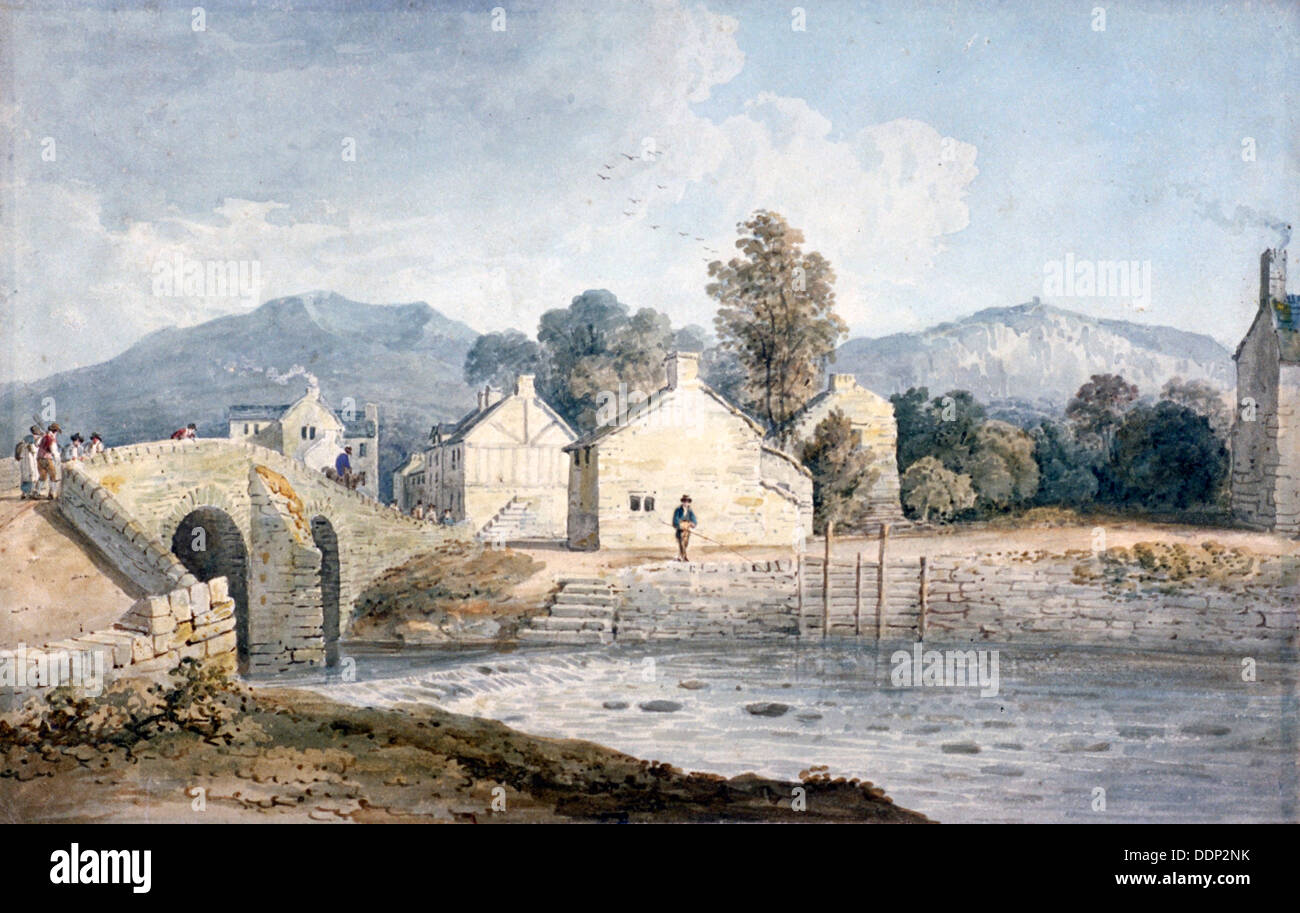 'Entrance into Keswick, Cumberland', 19th century. Artist: James ...