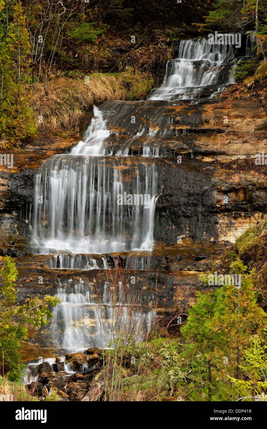 Munising falls scenic area hi-res stock photography and images - Alamy