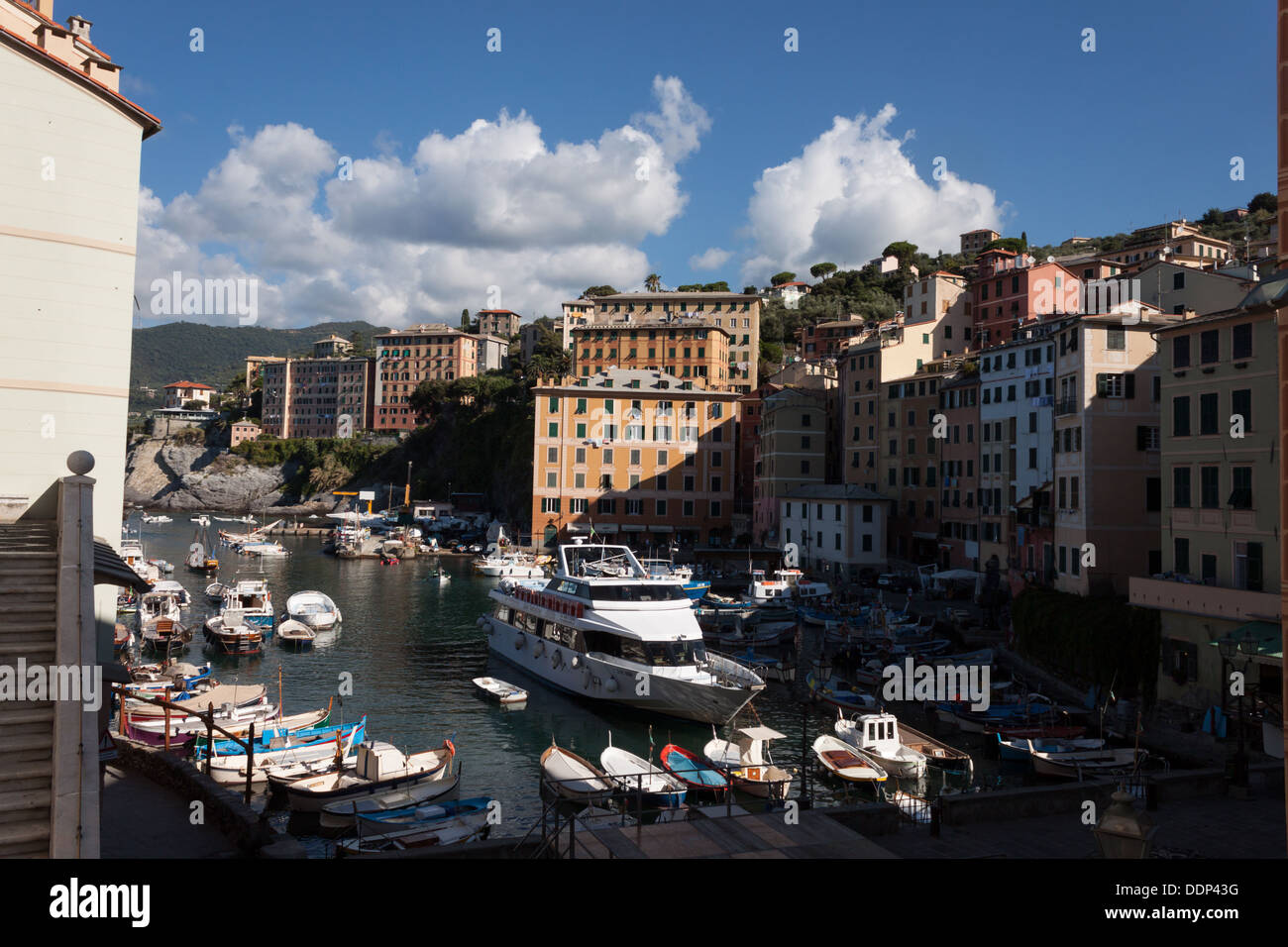 Fishing port of camogli in liguria hi-res stock photography and images ...