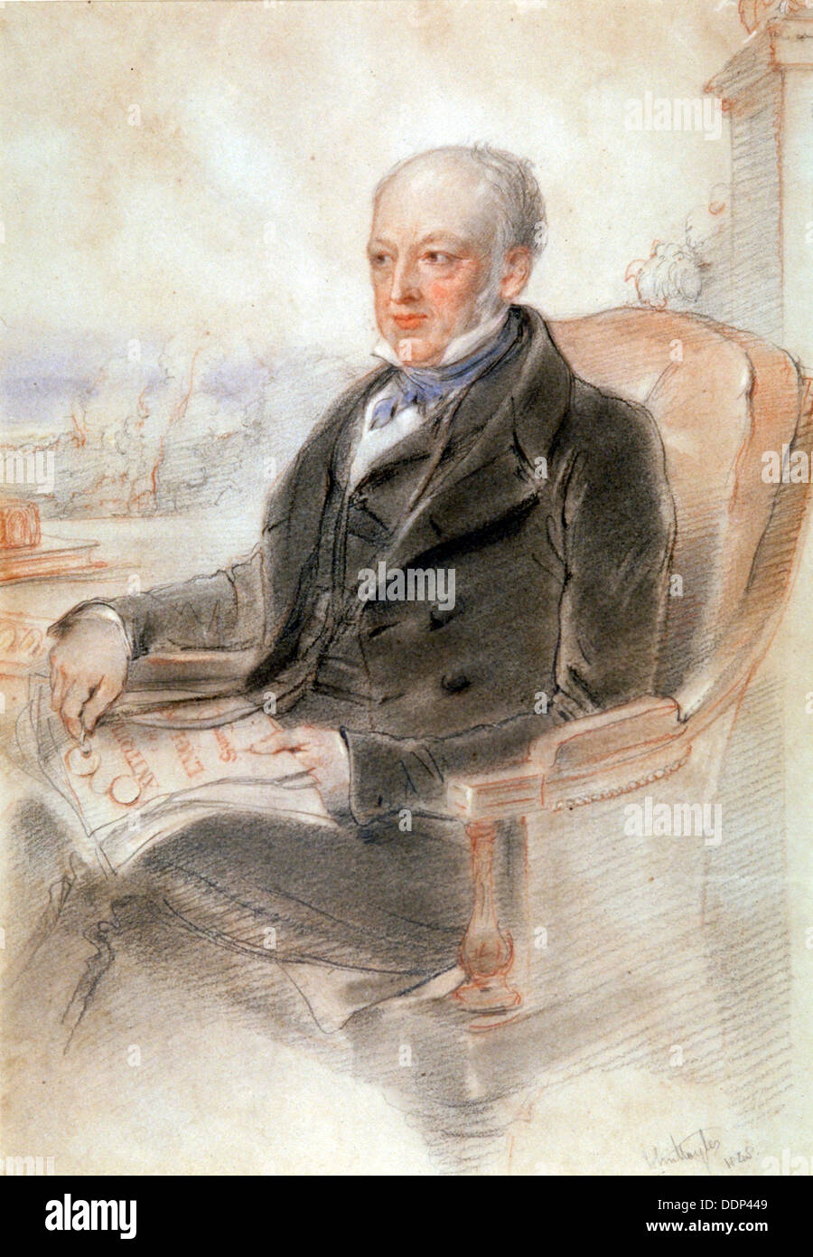 'John Britten', 1848. Artist: John Hayter Stock Photo - Alamy