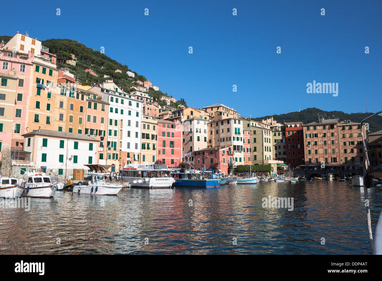 Fishing boats at a small port in a village hi-res stock photography and ...
