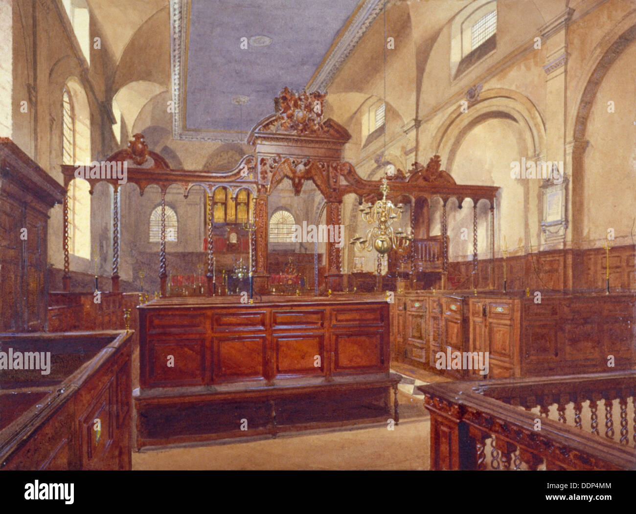 Interior Hallows Church Stock Photos & Interior Hallows Church Stock ...