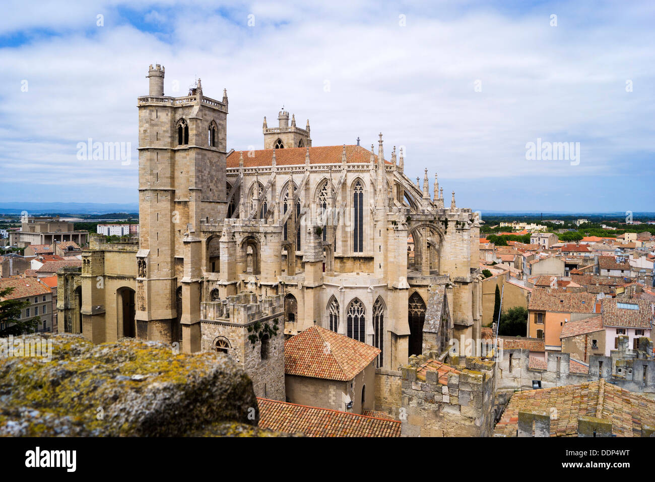 Narbonne Cathedral, France Stock Photo - Alamy