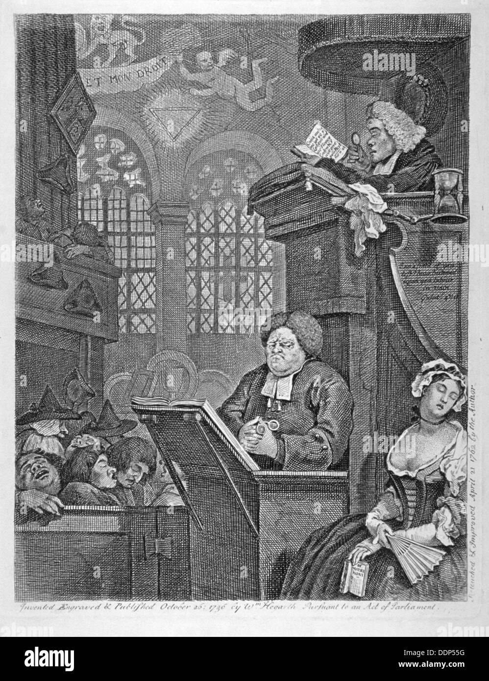 Hogarth cartoon hi-res stock photography and images - Alamy