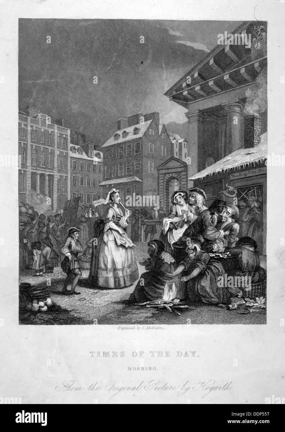 'Morning', 1738. Artist: J Mollison Stock Photo - Alamy