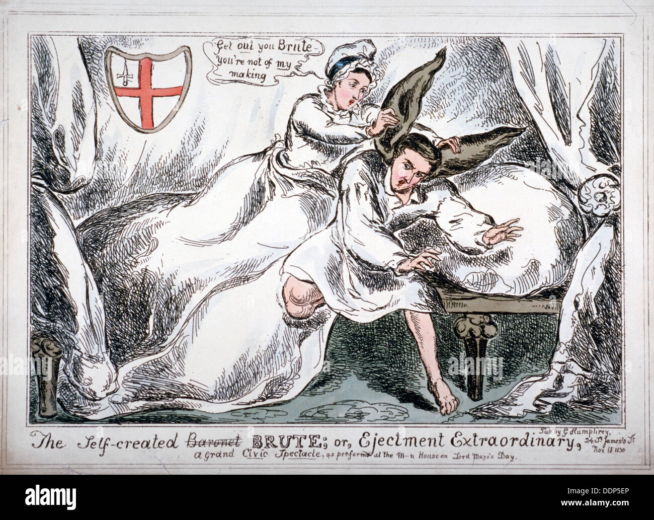 'The self created brute...', 1830. Artist: Anon Stock Photo - Alamy