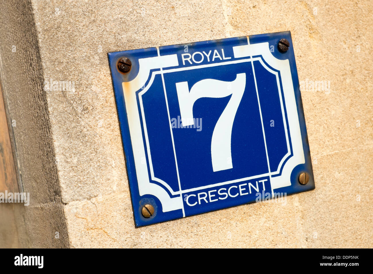 Number 7 plaque hi-res stock photography and images - Alamy