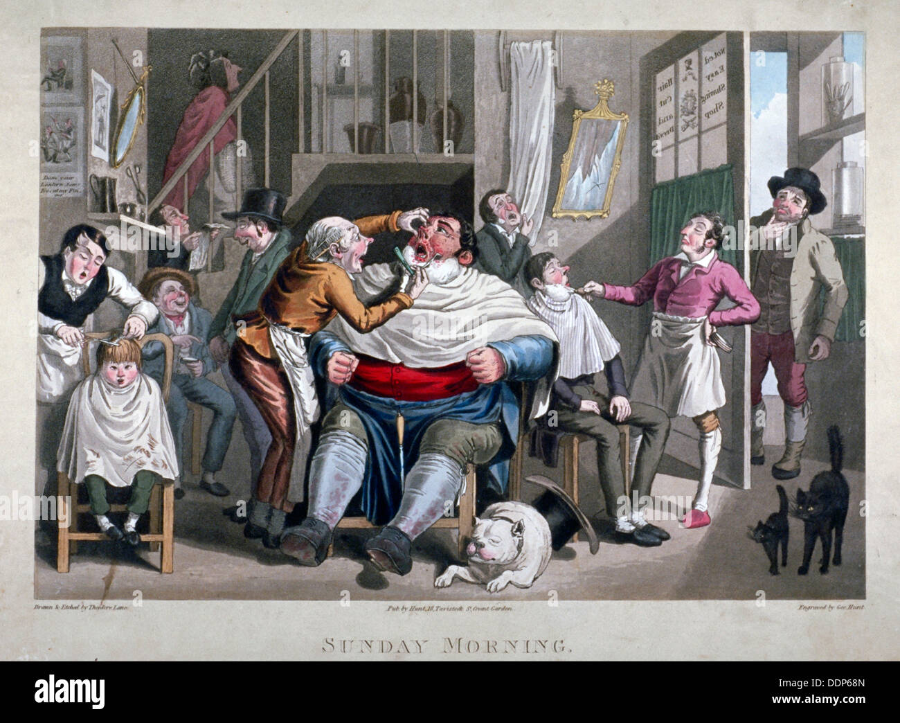 'Sunday Morning', c1825. Artist: George Hunt Stock Photo - Alamy