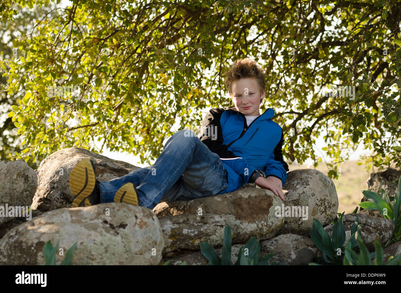 Teen Boy Blond Fair High Resolution Stock Photography and Images - Alamy