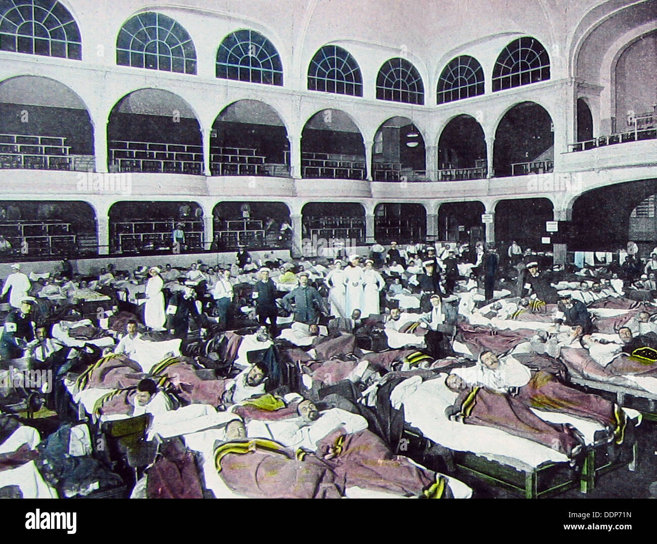 Theatre used as a Red Cross Hospital during WW1 Stock Photo - Alamy